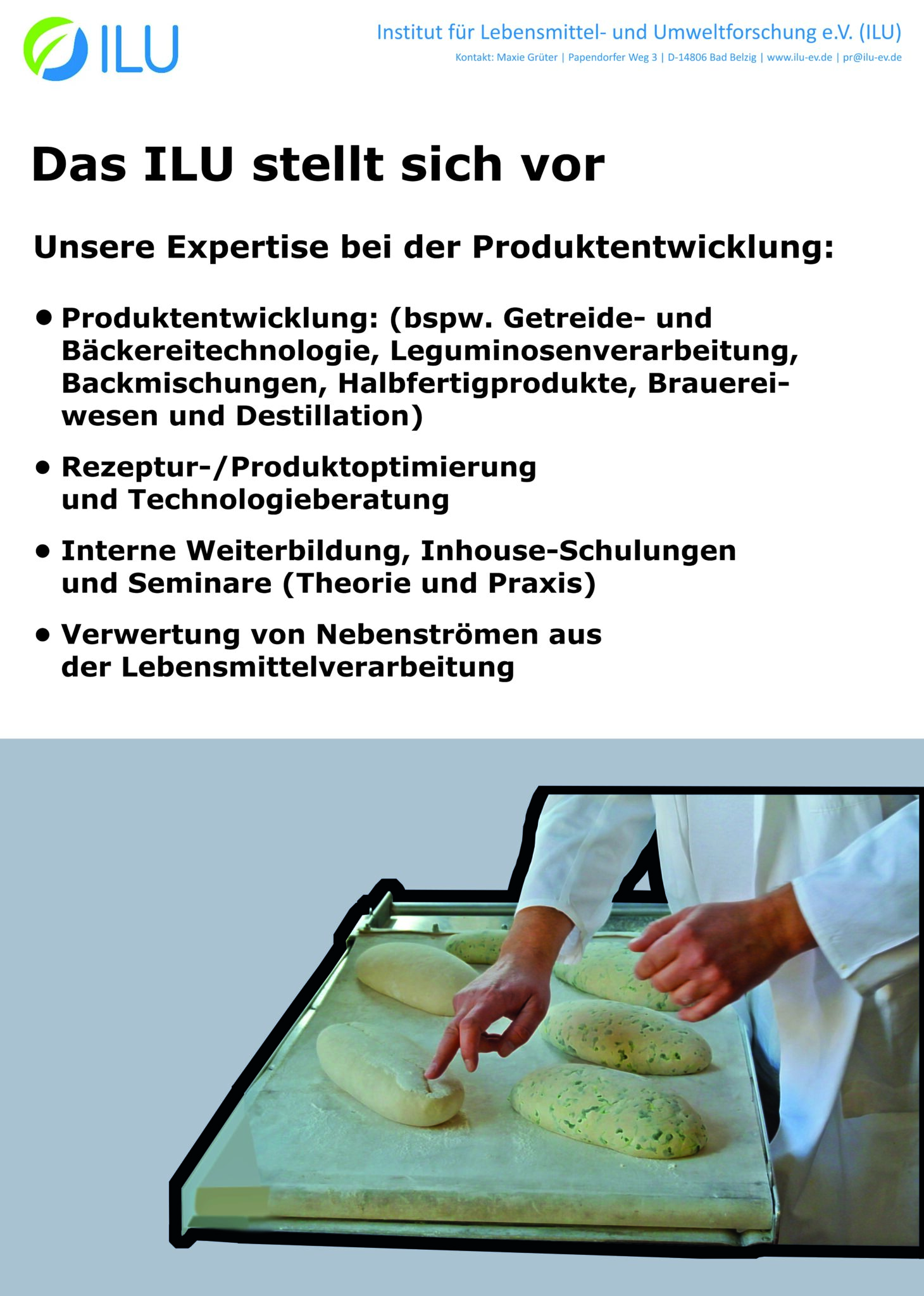 Das ILU stellte sich vor - Institut für Lebensmittel- und ...